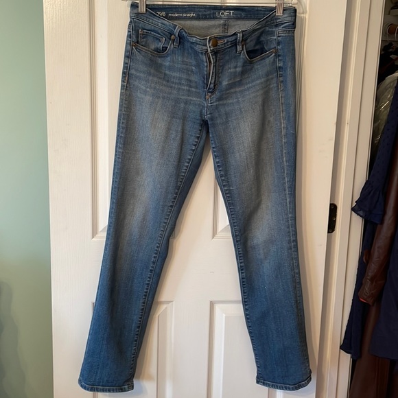 LOFT | Jeans | Loft Womens Jeans Modern Straight 298 | Poshmark